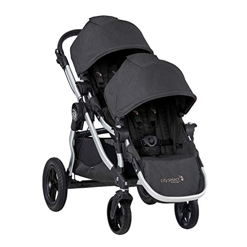 Baby Jogger City Select Stroller with Deluxe Pram | Baby Stroller with 16 Ways to Ride | Deluxe Pram Bassinet for Infants & Toddlers, Jet