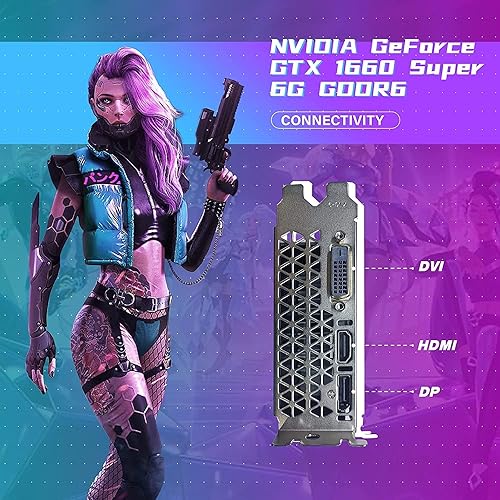 Dell Gaming PC Desktop Computer - Intel Quad I5 up to 3.6GHz, GeForce GTX 1660 Super 6G GDDR6, 32GB Memory, 128G SSD + 3TB, RGB Keyboard & Mouse, DVD, WiFi & Bluetooth 5.0, Win 10 Pro (Renewed)