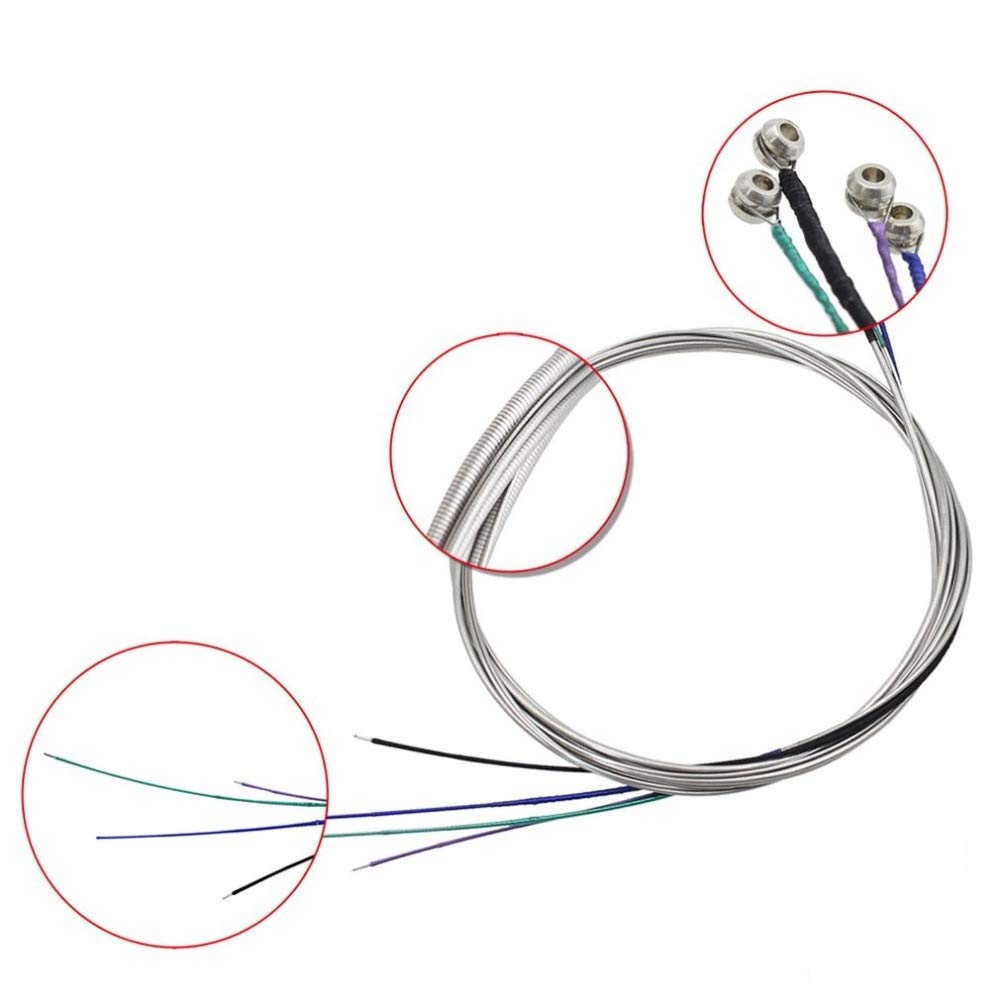 Imelod Cello strings Full Set (A-D-G-C) Universal Steel Core Nickel-Chromium Wound with Nickel-plated Ball End for 4/4 3/4 1/2 1/4 Cellos