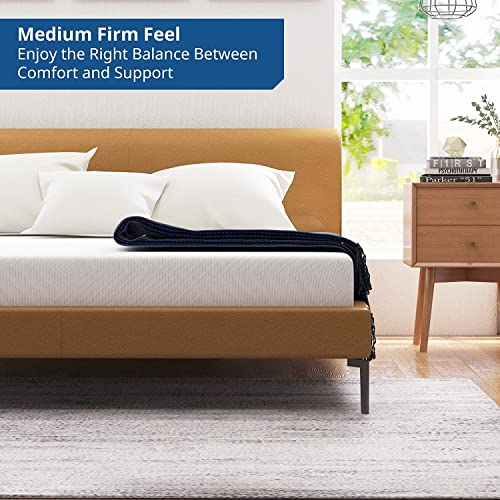 FONTOI Twin Size Mattress in a Box, 6 inch Mattresses for Kids Bed Single Size Daybed Individual Bunk, Cooling Gel Green Tea Memory Foam, Medium Firm (6IN-MEGO-Twin)
