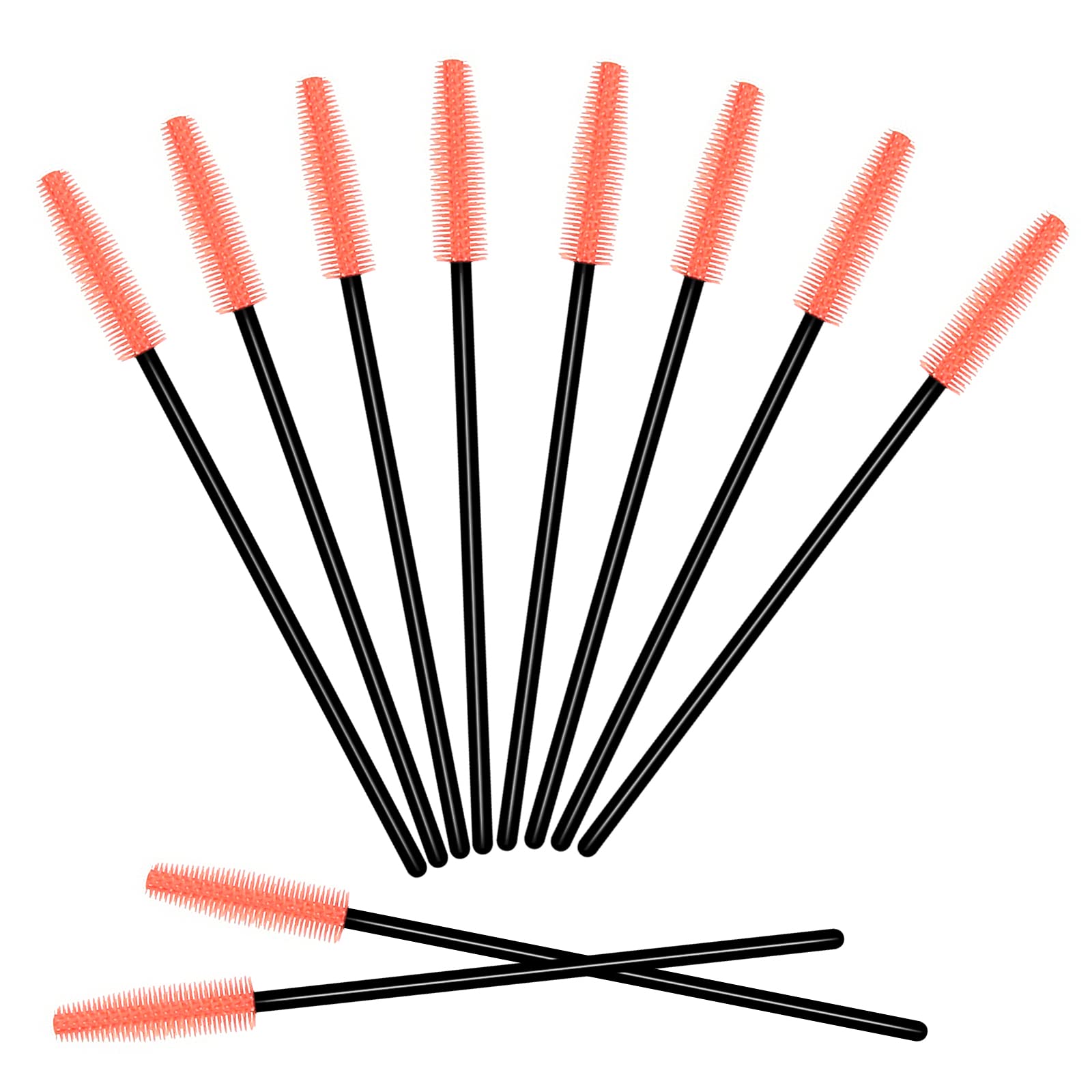 Shintop Disposable Silicone Eyelash Mascara Applicator Wands (Tower-Shape)