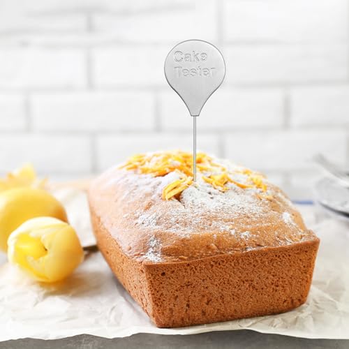 Cake Tester, 2 Packs Cake Testers for Baking and Cakes Testing Stick Doneness Endurance CakeTester Skewer 7.9 in Stainless Steel Rondauno
