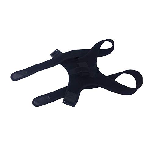 Backpack Straps Breathable VR Magic Sticker for Oculus Quest Power Bank, Adjustable Holder of The Power Bank (Power Bank not Included) (Black)