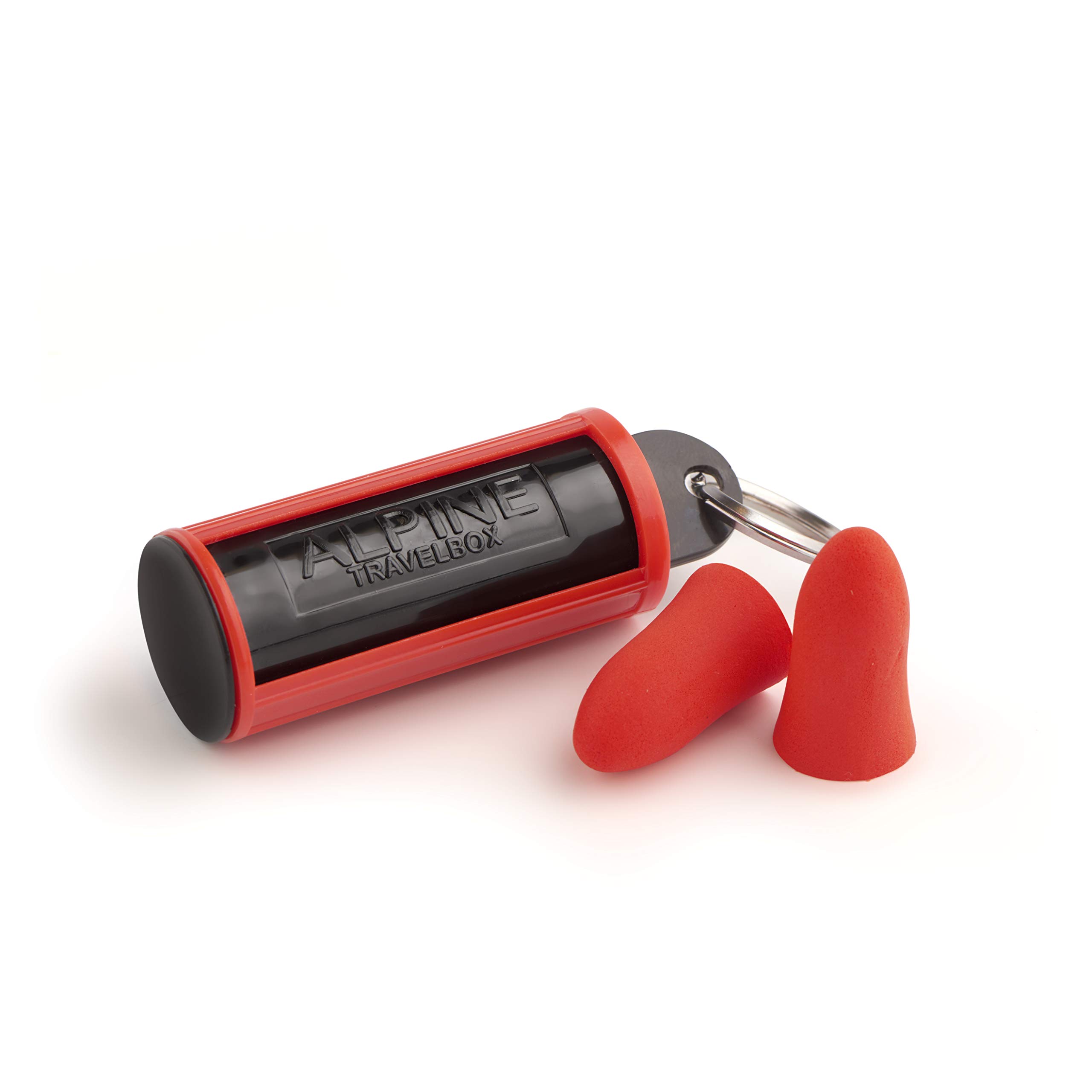 Alpine Plug&Go Disposable Foam Ear Plugs – Sleeping/Study/Work earplugs - Reduce Snoring and Improve Sleep - Free Key case - Anti-Irritation Coating and Universal fit