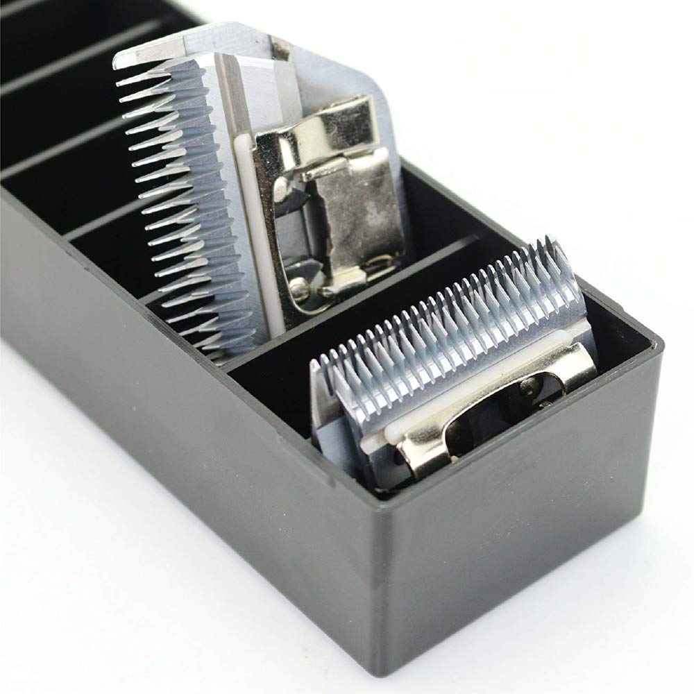 Black BarberMate® Blade Caddy with Detachable Lid