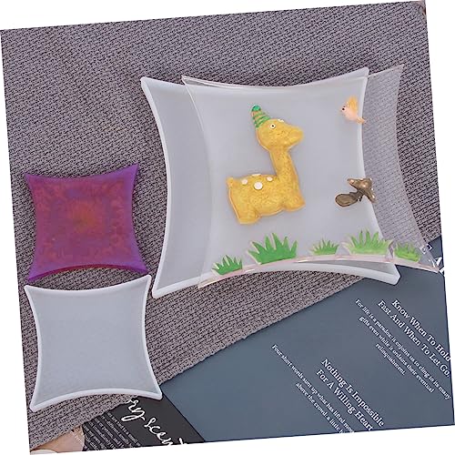 COHEALI 1pc Jewelry Resin Molds Silicone Coasters Silicone Molds for Resin Resin Tray DIY Ashtray Resin Silicone Ashtray Epoxy Resin DIY Coaster Mold Resin Coaster Mold Epoxy Silicone Mold