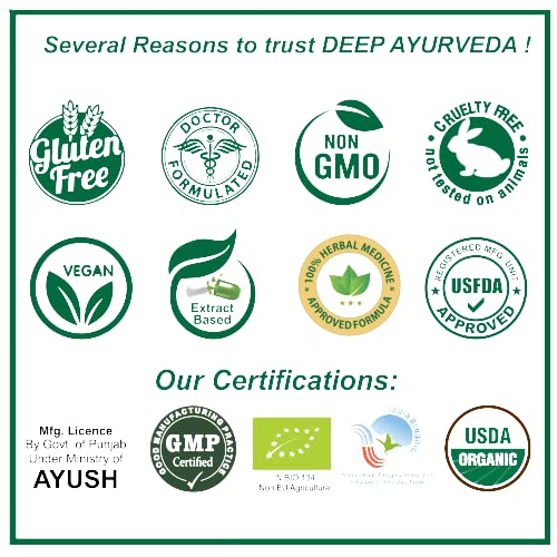 DEEP AYURVEDA Renfit | Ayurvedic Medicine for Kidney Stone, Urinary Incontinence, and Swelling | 30 Vegan Capsule