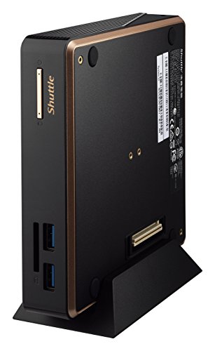 Shuttle XPC Nano NC01U3 Intel Broadwell Core i3-5005U, Support 4K Ultra HD Video, DDR3L SODIMM Max 16GB,Black