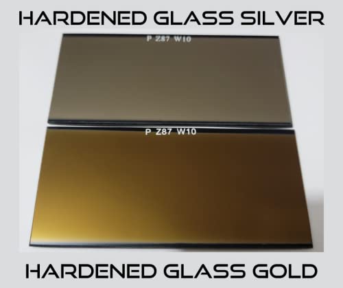 Best Welds Hardened Glass Silver Replacement Welding Lens – Advanced Passive Filter Plate 2" x 4-1/4" – Shade 9, 10, 11 & 12