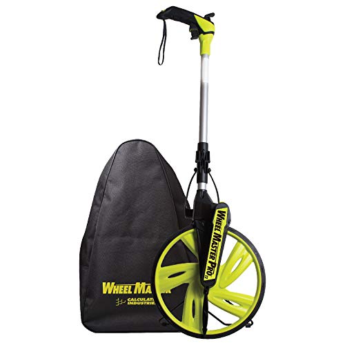 Calculated Industries 6540 Wheel Master Pro 12 Commercial Grade Feet-Inch Distance Measuring Wheel; + FREE Carrying Pack