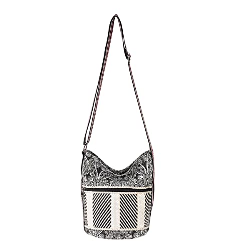 Sakroots womens Catalina Canvas Bucket, Black & White Soulful Desert, One Size US