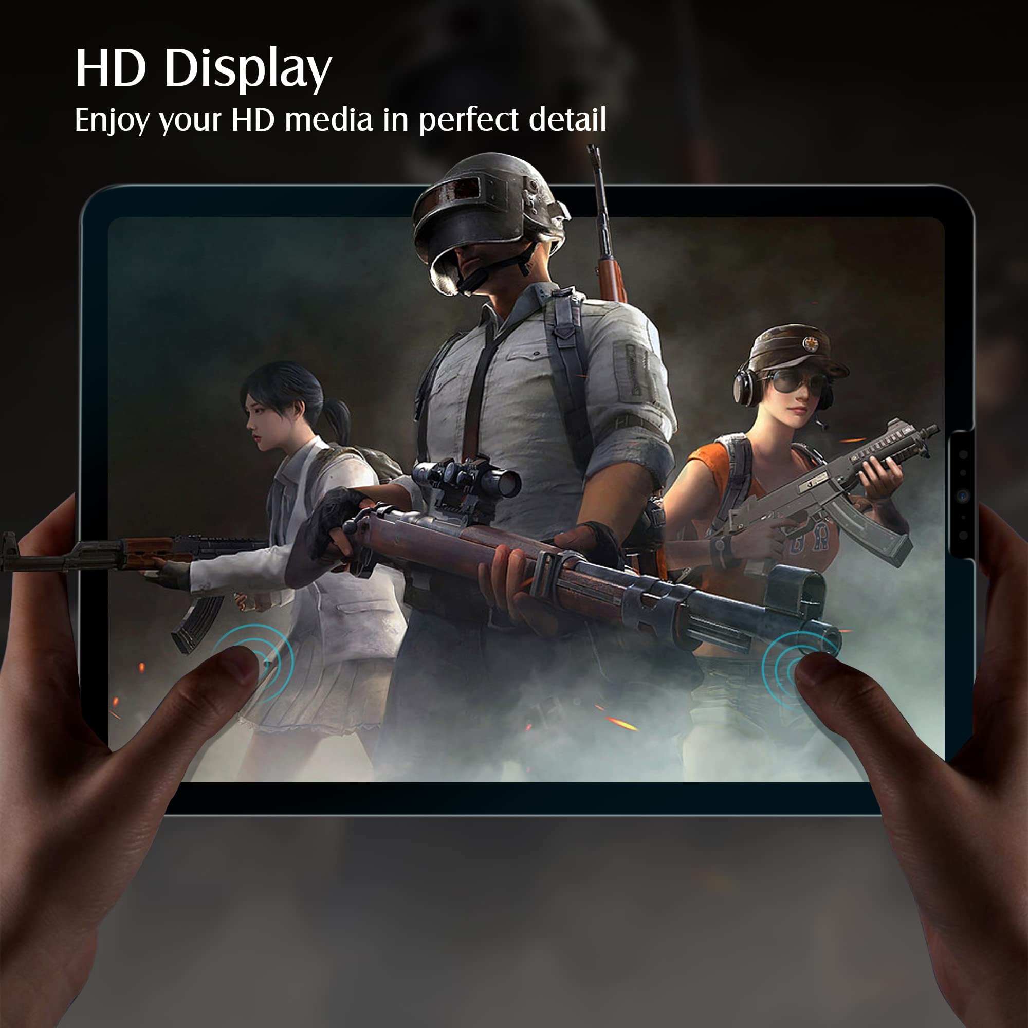 auaua Screen Protector for iPad Pro 12.9 inch 6th/5th/4th/3rd Generation (2022/2021/ 2020/2018), with Easy Installation Tool, 9H Hardness Tempered Glass