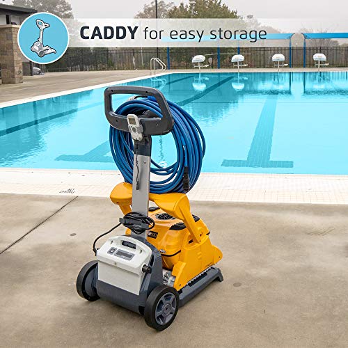 DOLPHIN Wave 100 Commercial Robotic Pool Cleaner with Caddy, Engineered for Extraordinary Pool Cleaning Performance, Ideal for Commercial Swimming Pools up to 88 Feetā¦