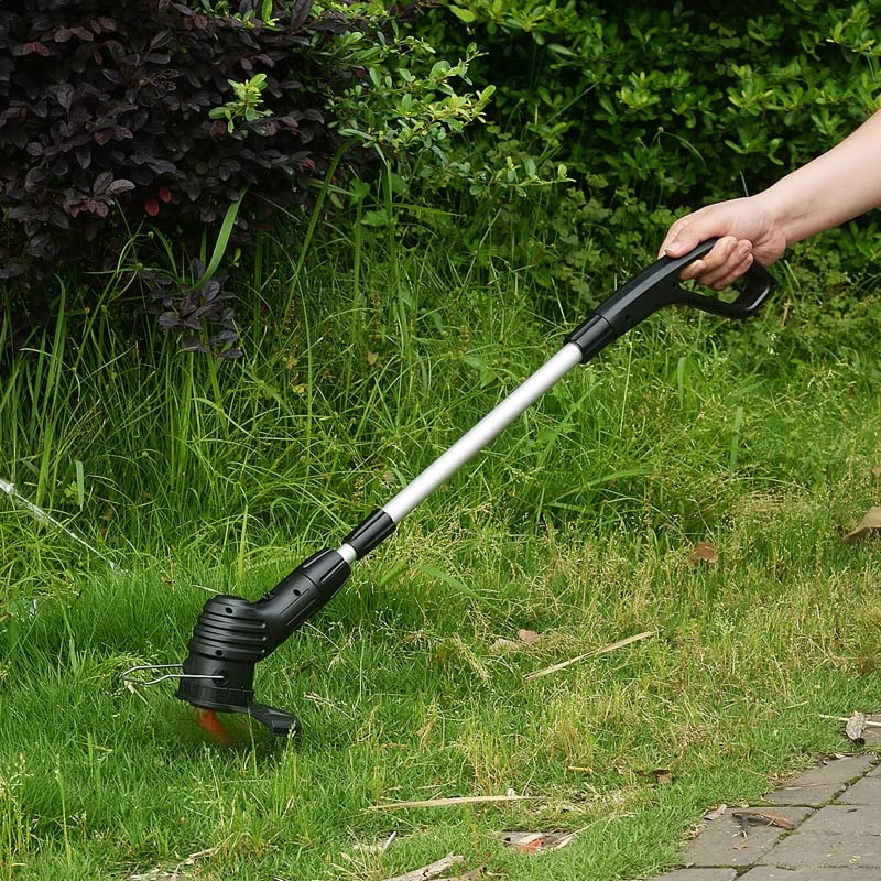 Electric Grass Trimmer Cordless Weed Eater Weed Wacker Waterproof Grass Cutter Machine Electric Lawn Trimmer Garden Tools - (Color: Trimmer)