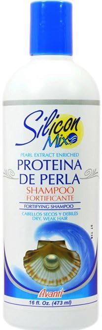 Silicon Mix Proteina De Perla & Shampoo 16 Oz Hair Treatment and Shampoo 16oz