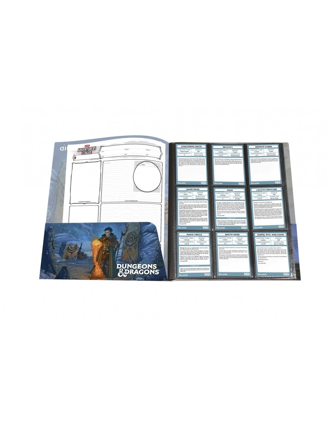 Ultra-Pro 194590 Accessories Dungeons & Dragons Class Folio Druid, Multicoloured, 18595