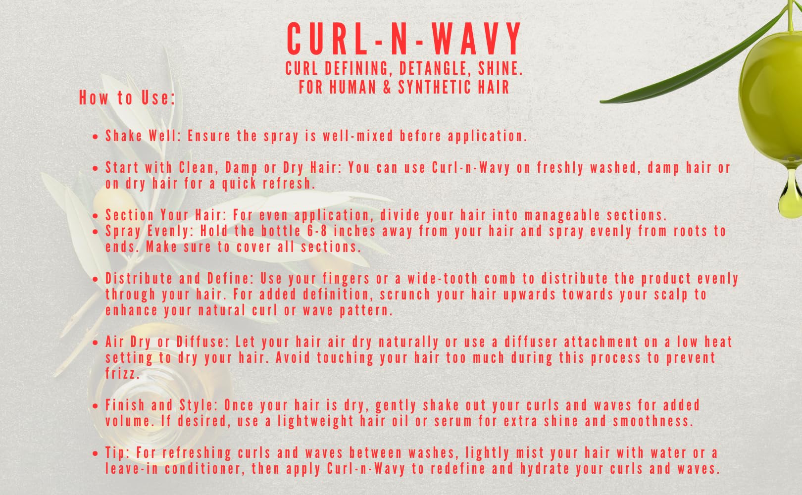 On Natural Next Image Curl-n-Wavy Curl Defining Conditioner and Detangler Oilive Oil, Shea Butter, Jojoba Oil & Vitamin E, 8 Ounce