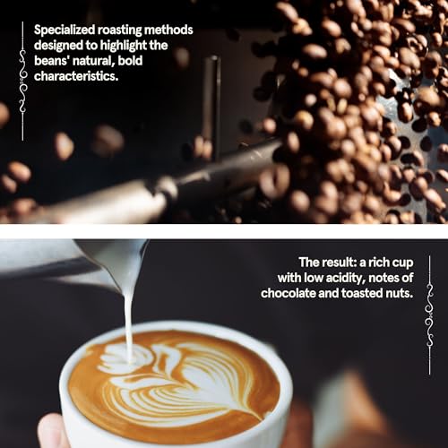 BROOKLYN COFFEE Whole Bean, Classic Medium Roast (5lb) Balanced, Smooth, Mellow - Fresh Bulk Coffee Beans Roasted Weekly in NYC