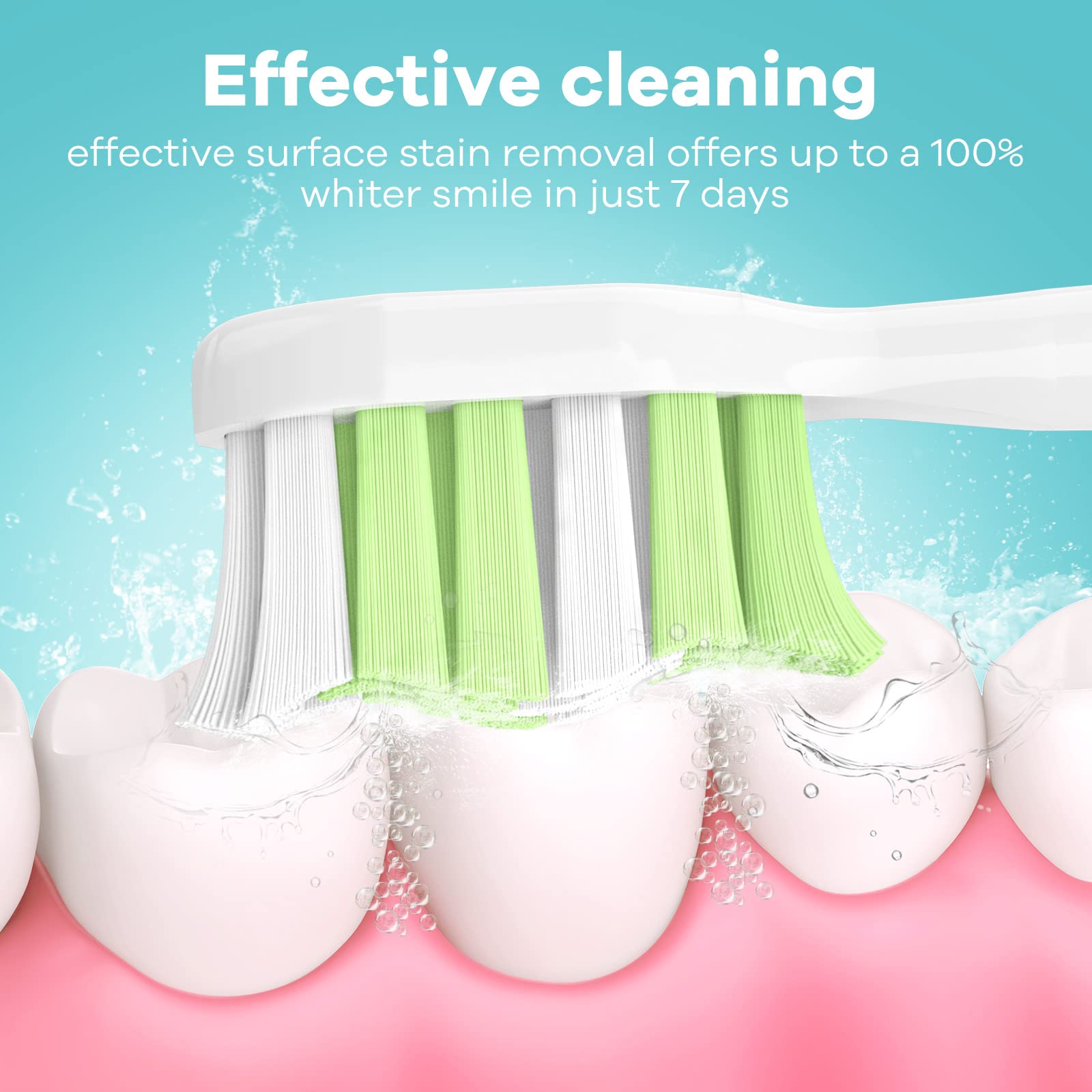 Aoremon Replacement Heads for Philips Sonicare Toothbrush Compatible with Sonicare W DiamondClean G2 C2 C3 5100 6100 Replacement Heads