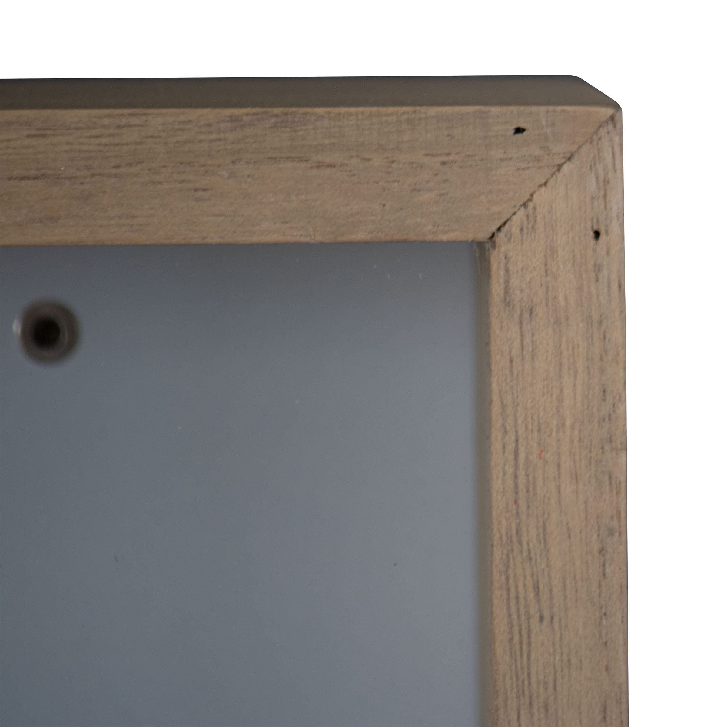 Foreside Home & Garden Uncork & Unwind Wooden Cork Holder Shadow Box, Brown