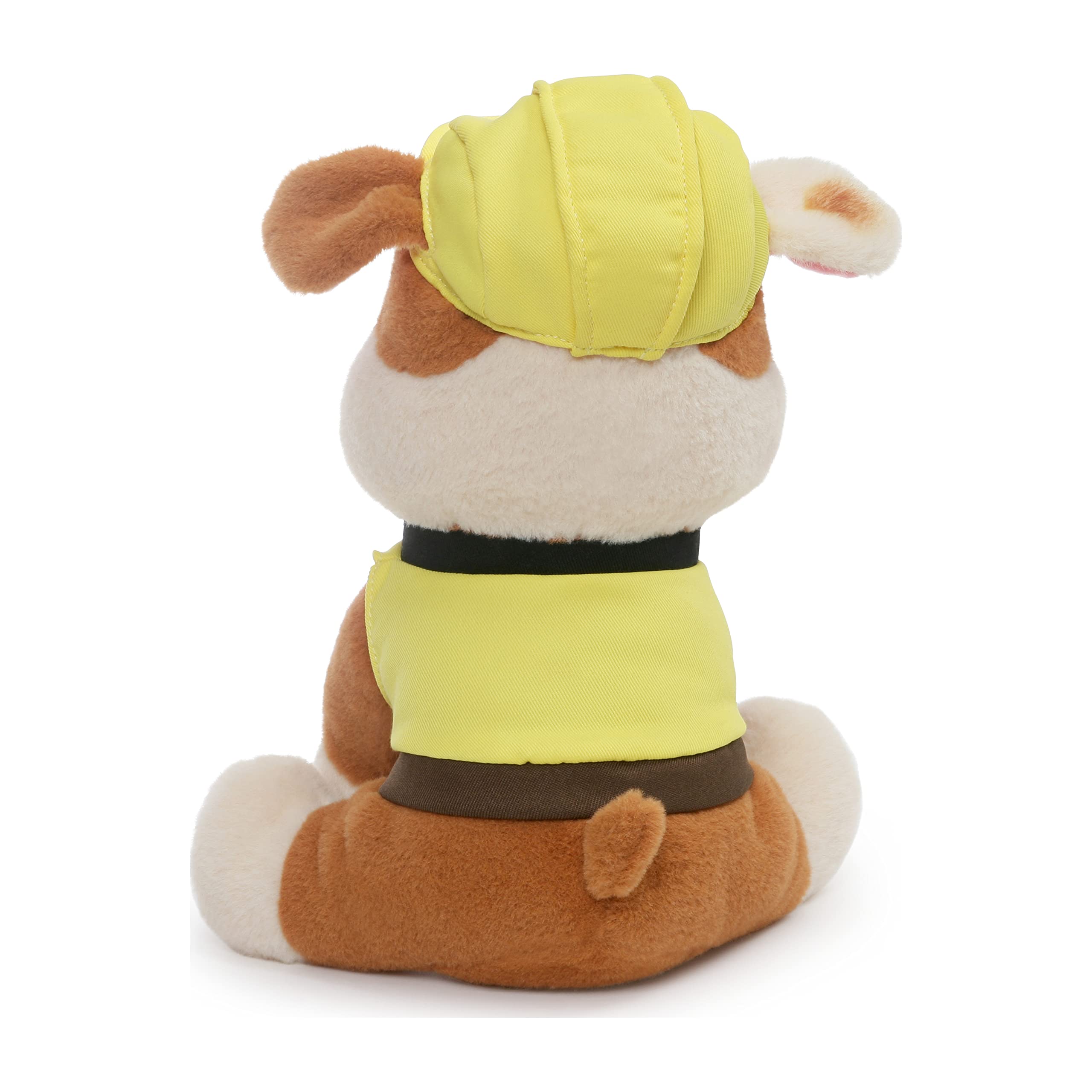 GUND Paw Patrol Rubble in Uniform Plush Stuffed Animal Dog, Yellow, 9"