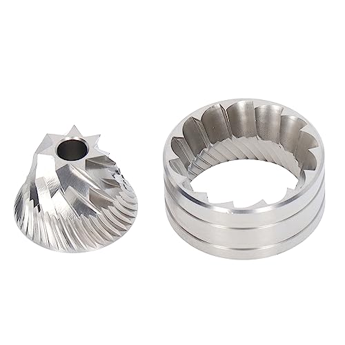 Coffee Grinding Disc Core Kit, Coffee Grinder Disc Strong Applicability High Efficiency for Milk Tea Shop (Seven Star Cone)
