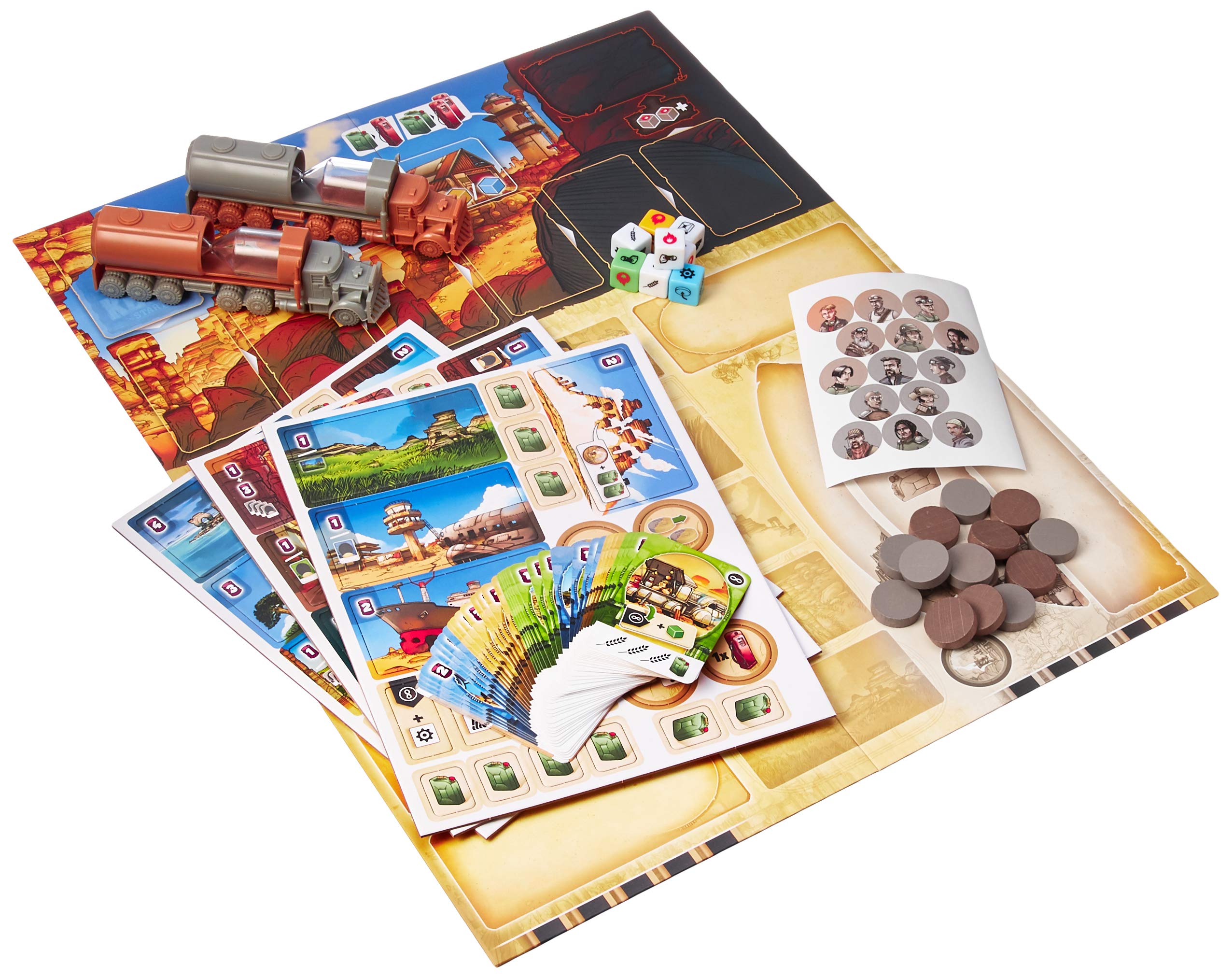 Fantasy Flight Games Kero Board Game | Apocalyptic Survival Game | Strategy Game for Adults and Kids | Ages 8 and up | 2 Players | Average Playtime 30 Minutes | Made by Hurrican