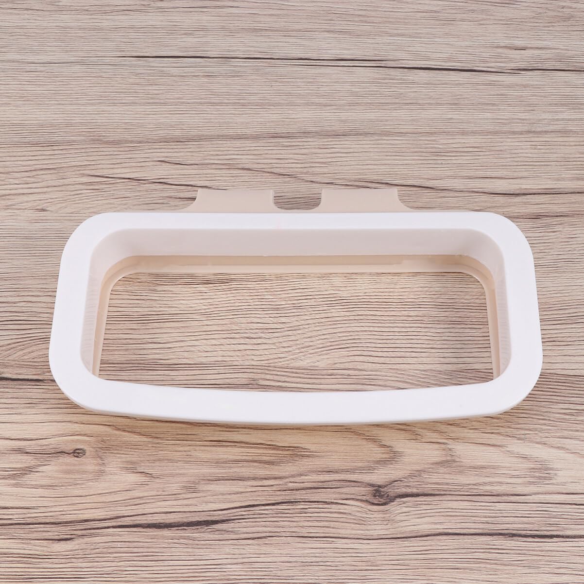 Cabilock Rack Cabinet Plastic Bag Holder Bag Rack Plastic Trash Garbage Kitchen Cabinet Storage Shelf Door Hanging White Bag Holder Bags Over Garbage Bag Storage Over