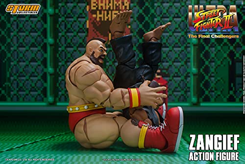 Storm Collectibles - Ultimate Street Fighter II: The Final Challenger - Zangief, Action Figure, STM87180 Red