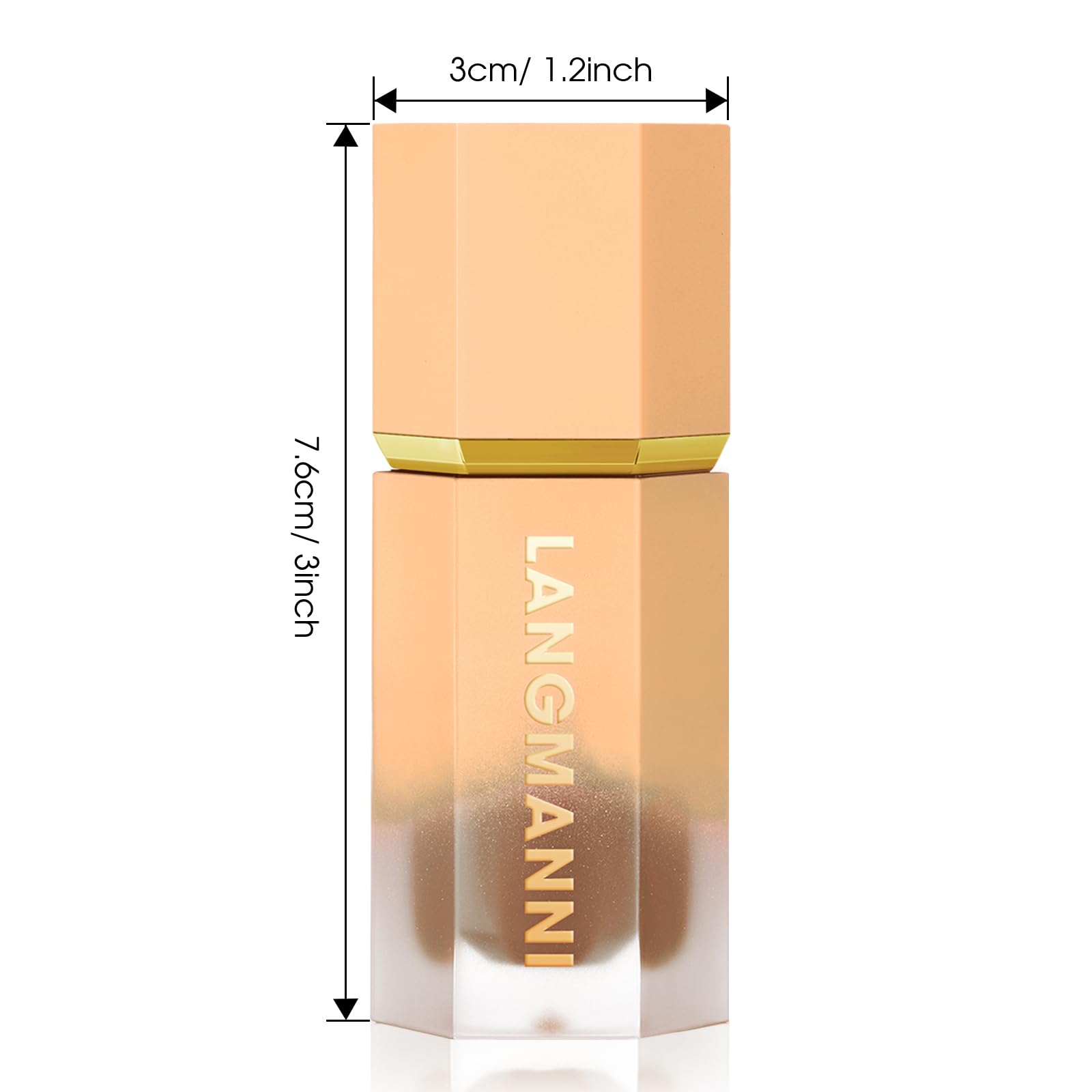 BEFIVECOK Liquid Contour Stick Makeup - Cream Face Contour Wand with Cushion Applicator, Natural Matte Long Lasting Creamy Bronzer Contour, Lightweight Silky Blendable (#01 LIGHT TO MEDIUM)