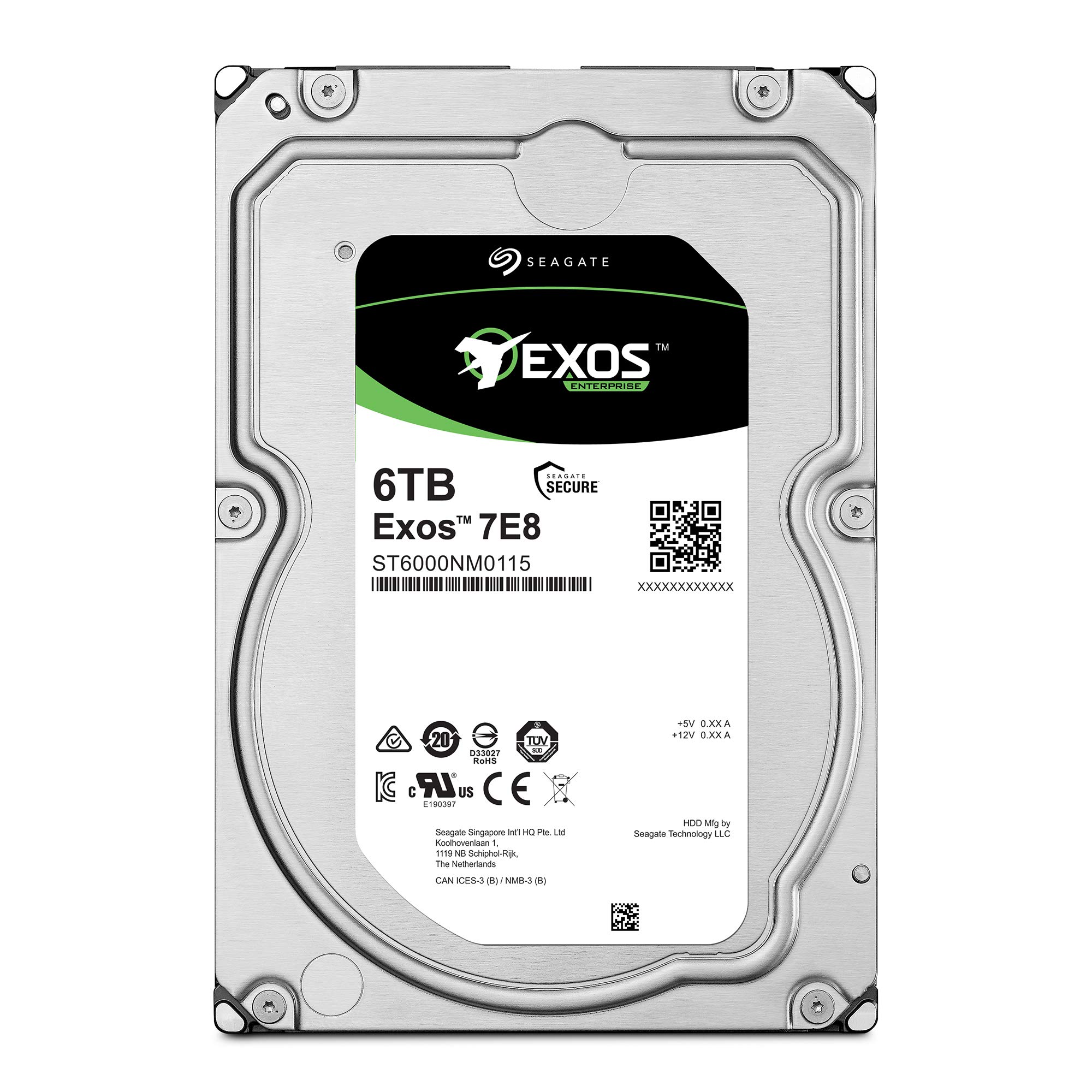 Seagate Enterprise Capacity ST6000NM0095 6TB 7200RPM SAS 12.0 GB/S 256MB 512E Enterprise Hard Drive