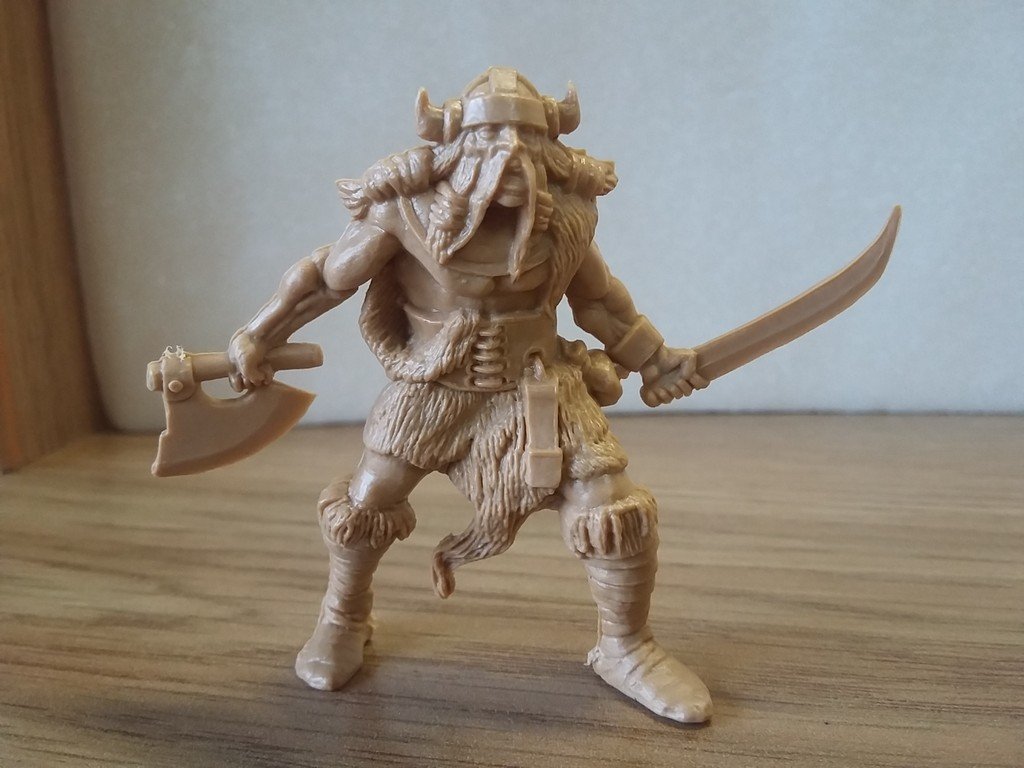 Fantasy Battles Viking Warriors 54 mm 1/32 - 5 Fantasy Sci-Fi Tehnolog Russian Toy Soldiers DND Action miniatures