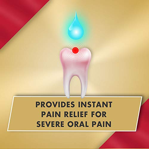 Orajel 4X for Toothache & Gum Pain Severe Gel Tube, No Color, 0.25 Ounce