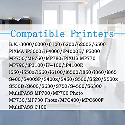 ColorPrint Compatible BCI-6 Ink Cartridge Replacement for Canon BCI6 BCI 6 BCI3e for PIXMA MP600 MP780 MP960 iP3000 iP3300 iP4000 iP5000 iP5200 iP6000D iP8500 Printer (3BK,3C,3M,3Y,3PC,3PM,18-Pack)