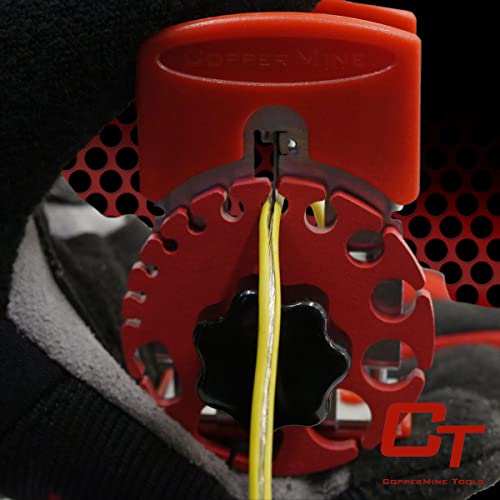 COPPERMINE Handheld Copper Wire Stripper Manual Stripping Machine Combo with 10 BLADES INCLUDED for Manual Wire Stripper