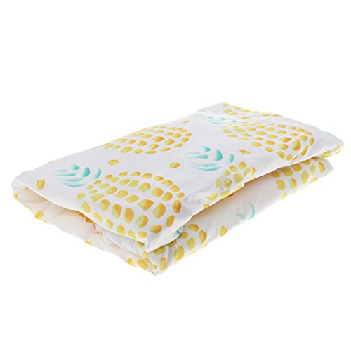 Tongina Reusable Diaper Change Table Pad Covers, Pineapple, as described