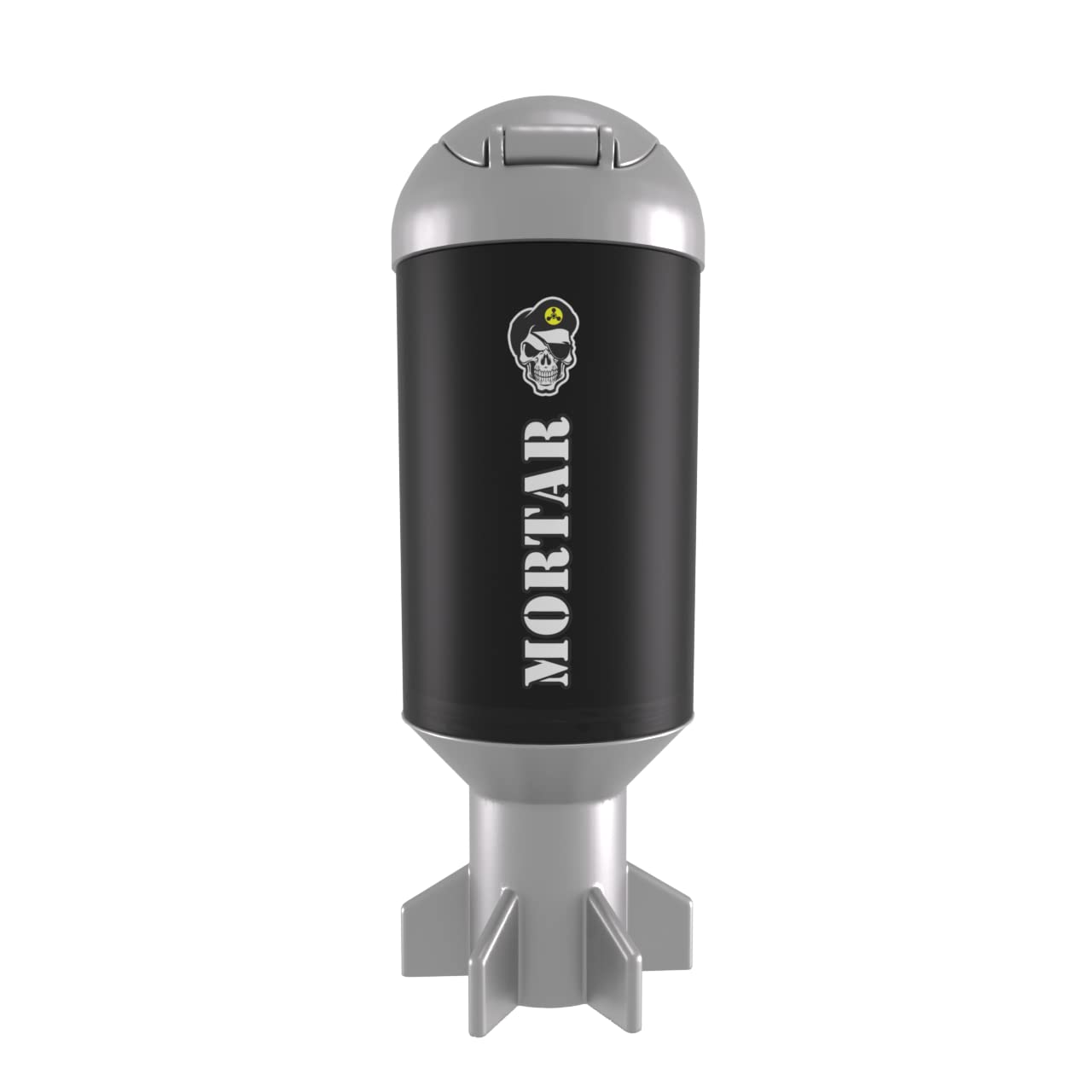 Battle Shakers Bomb & Mortar Bundle | Military Themed Shaker Bottles | Leak-Proof Protein Cups with Storage Compartment | Mix Protein Powders & More | Durable & Dishwasher Safe | 20 Oz