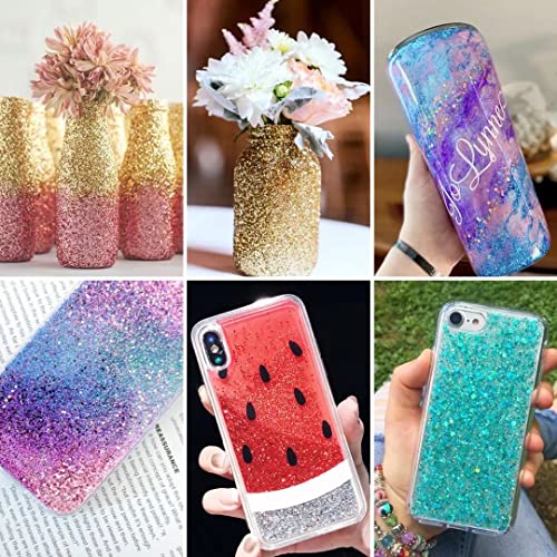 TORC Iridescent Hot Pink Chunky Glitter 4 OZ Glitter for Resin Crafts Tumblers Cosmetic Makeup Nail Art Festival Decoration