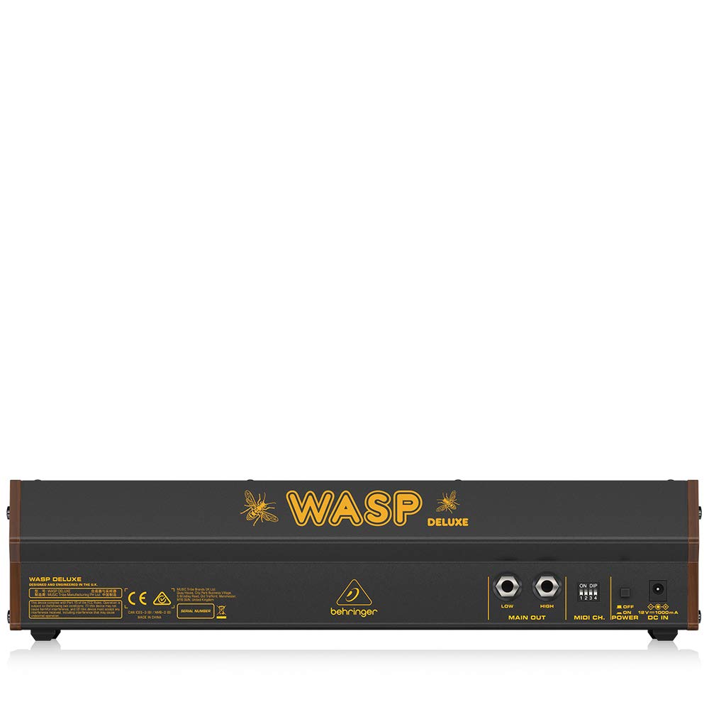 Behringer WASP DELUXE Legendary Analog Synthesizer with Dual OSCs, Multi-Mode VCF, 16-Voice Poly Chain and Eurorack Format