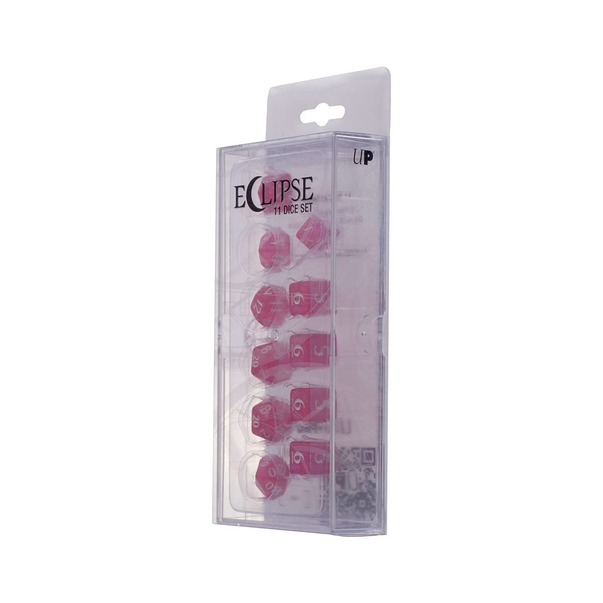 Ultra PRO - Eclipse 11 Dice Set (Hot Pink) - Great Dice Set for All Kinds of Card Games and Board Games Such As, DND, MTG, and RPG - UP Your Game with Ultra PRO