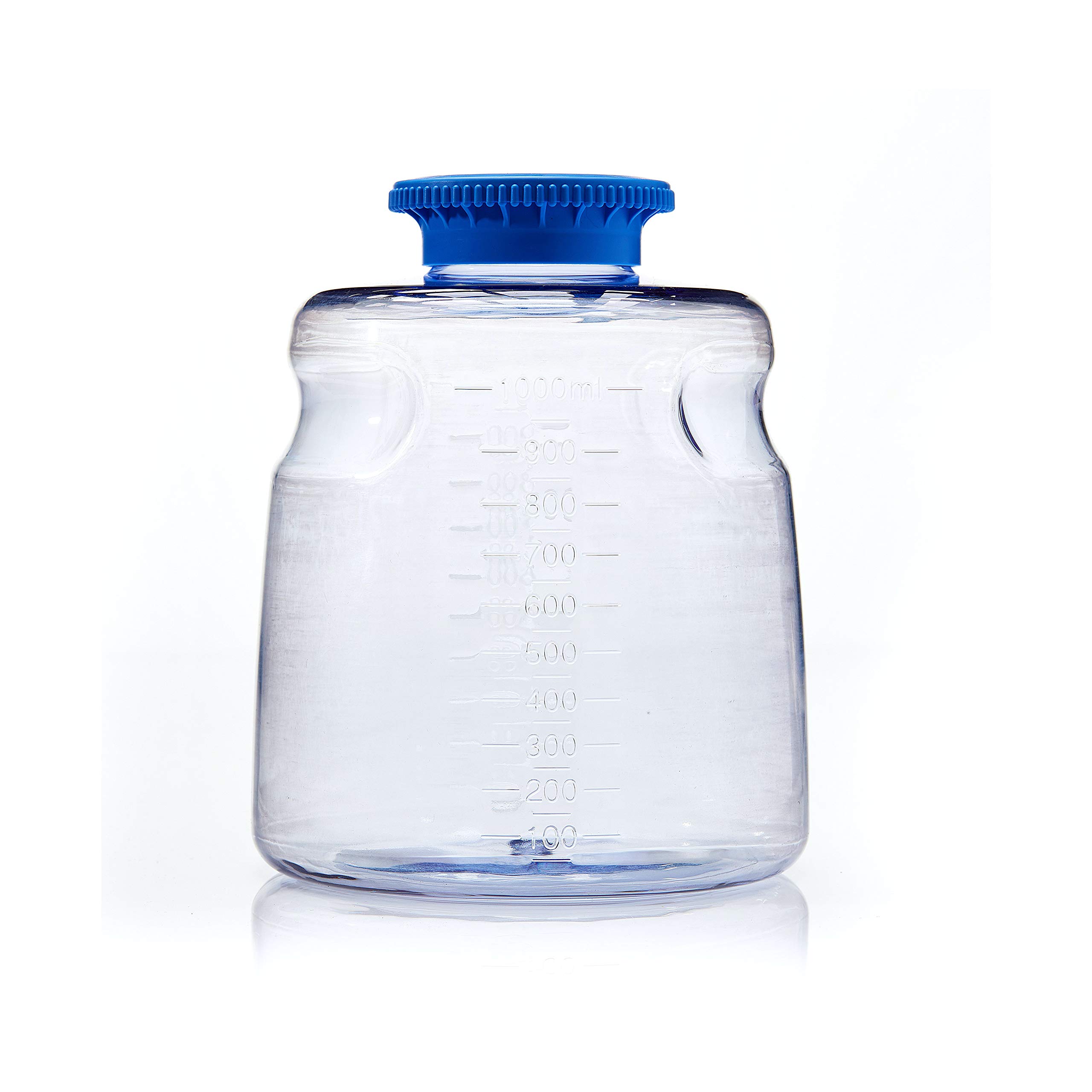 Foxx Life Sciences 1198H69CS Autofil Polycarbonate Sterile Disposable Media Bottle with Polypropylene Cap, 1000ml Volume, Pack of 24