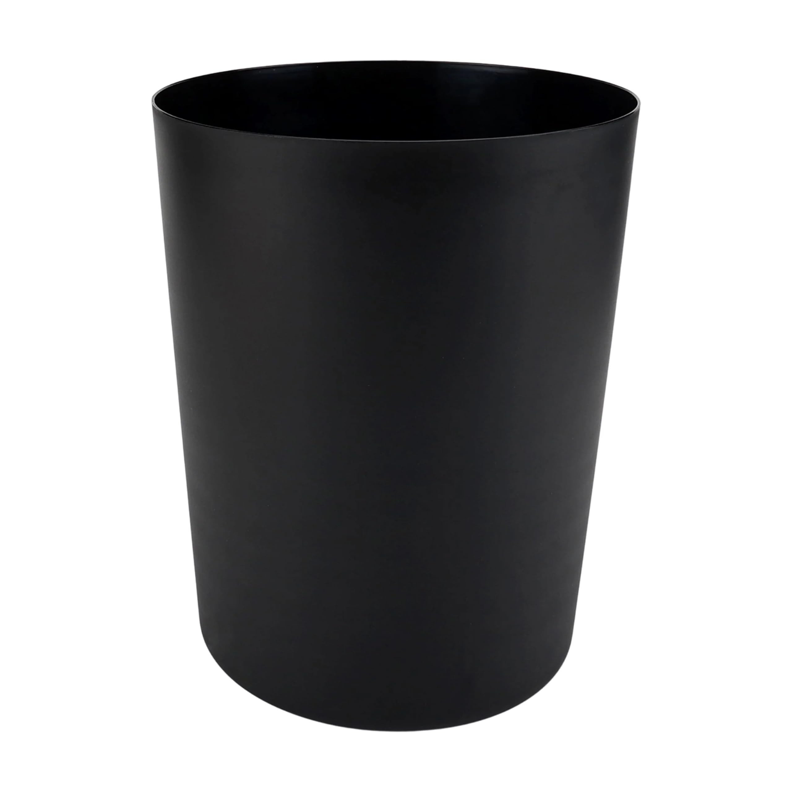 BHCHA 5 Gallon Trash Can, Plastic Office Trash Can, Black Matte