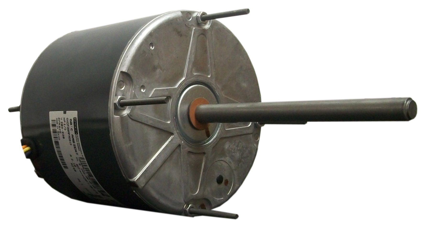 Fasco D934 5.6-Inch Condenser Fan Motor, 1/3 HP, 208-230 Volts, 825 RPM, 1 Speed, 1.9 Amps, Totally Enclosed, Reversible Rotation, Sleeve Bearing