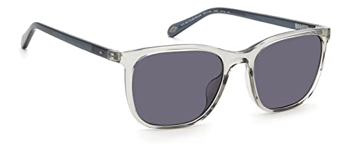 Fossil Men's Male Sunglasses Style FOS 3130/G/S Rectangular, Black/Gray, 54mm, 20mm