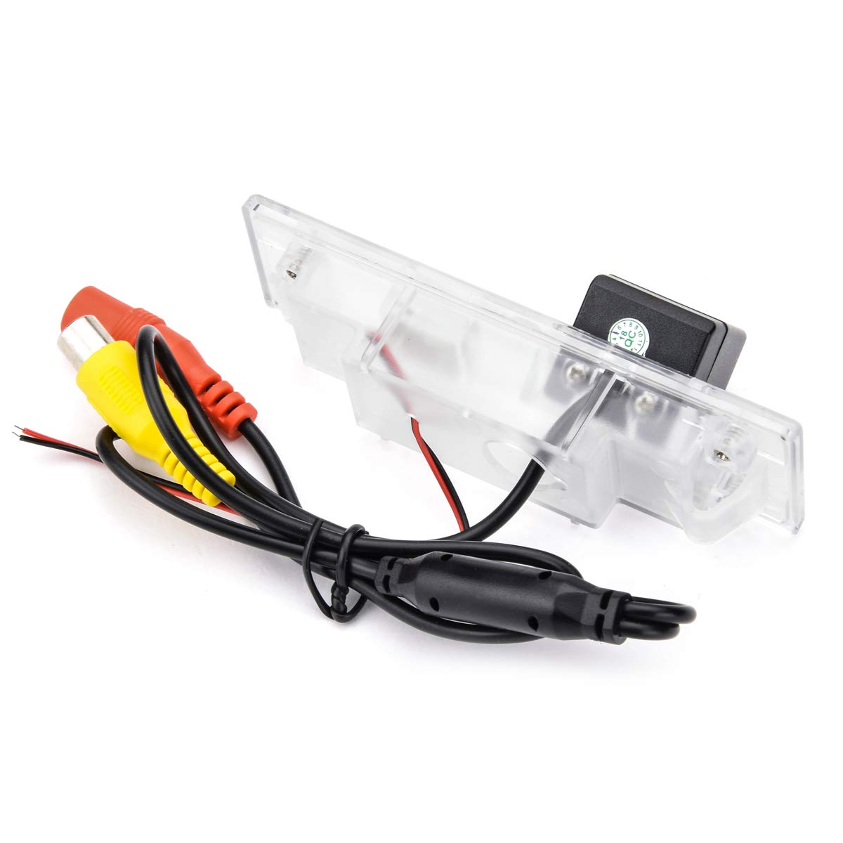 aSATAH 2.4G Wireless Car Rear View Camera for BMW E81 E87 E87N M1 F20 F21/ BMW M6 E63 E64 E64N F12 F13 F06/ Z4 E85 E86 E89 & Waterproof and Shockproof Reversing Backup Camera (12 LED)
