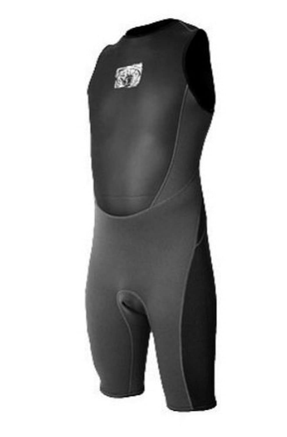 Body Glove Fusion Mens Short John Wetsuit (Black, Small)