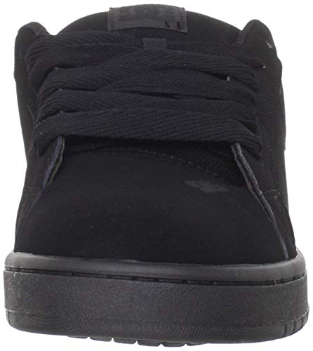 DC mens Court Graffik Casual Skate Shoe, Black/Black/Black, 9.5 US