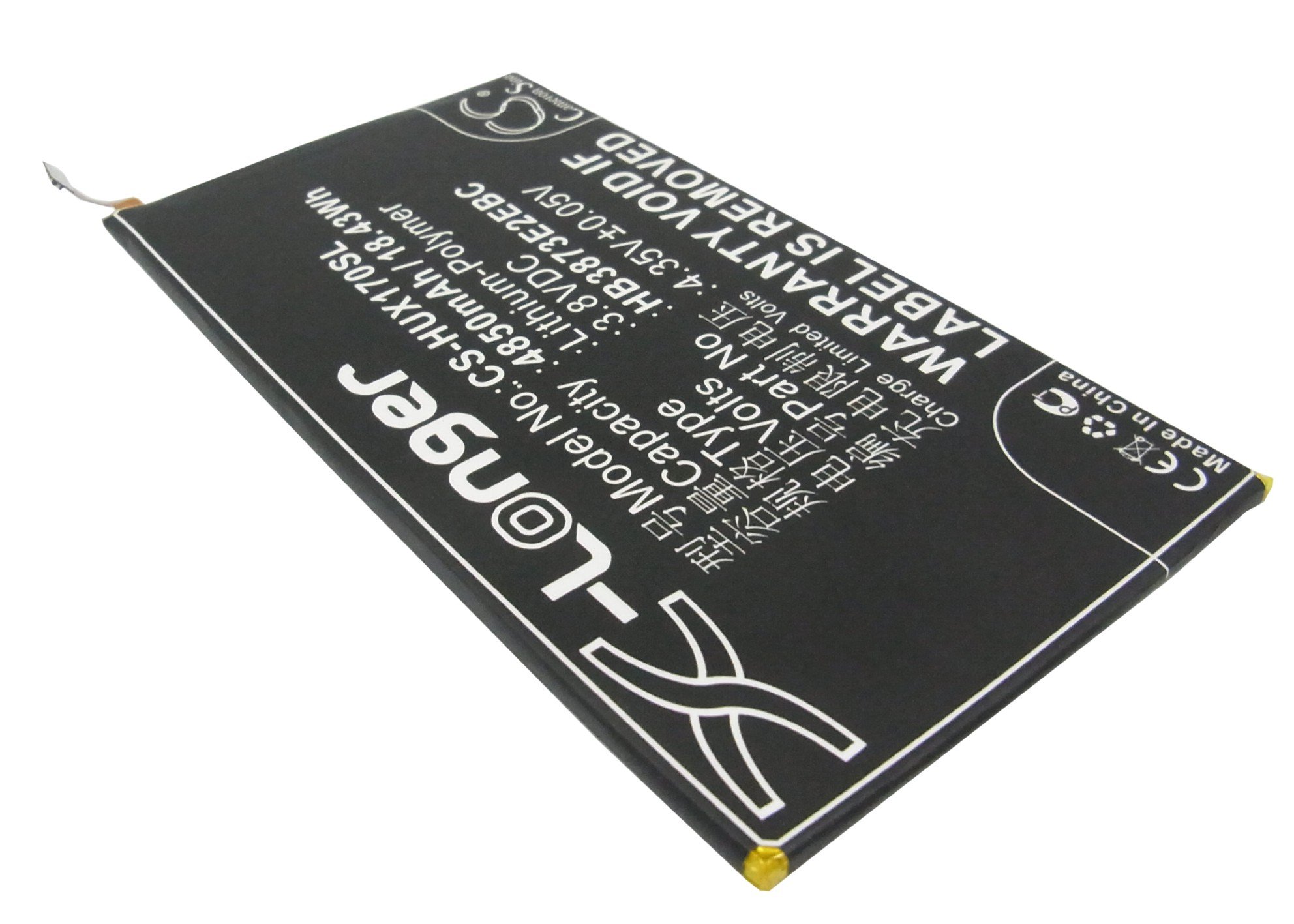Cameron Sino New Replacement Battery Fit for Huawei(4850mAh / 18.43Wh)