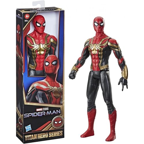 Marvel Spider-Man Titan Hero Series 30-Cm Iron Spider Integration Suit Action Figure Toy, Inspired by Spider-Man Movie, for Kids Ages 4 and Up