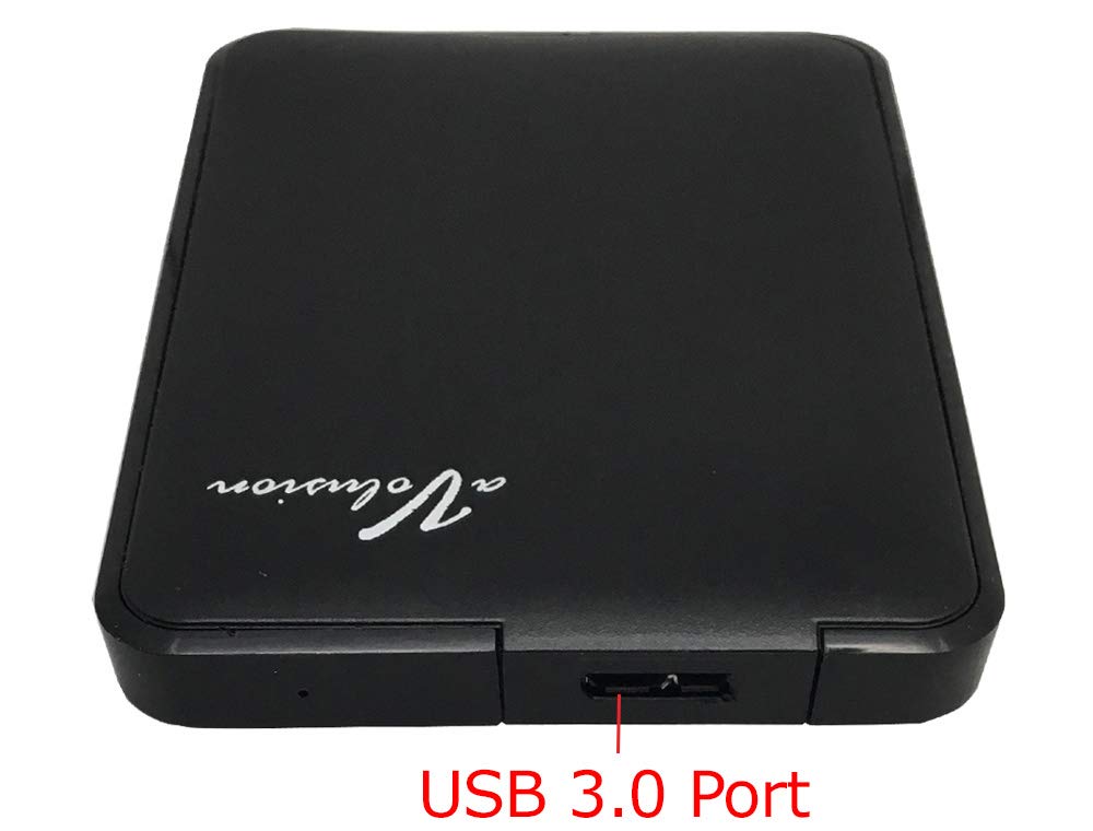 Avolusion Portable Slim USB 3.0 External Hard Drive (NTFS Pre-Formatted, for Windows OS Laptop, Desktop, Tablet) - 2 Year Warranty (500GB)